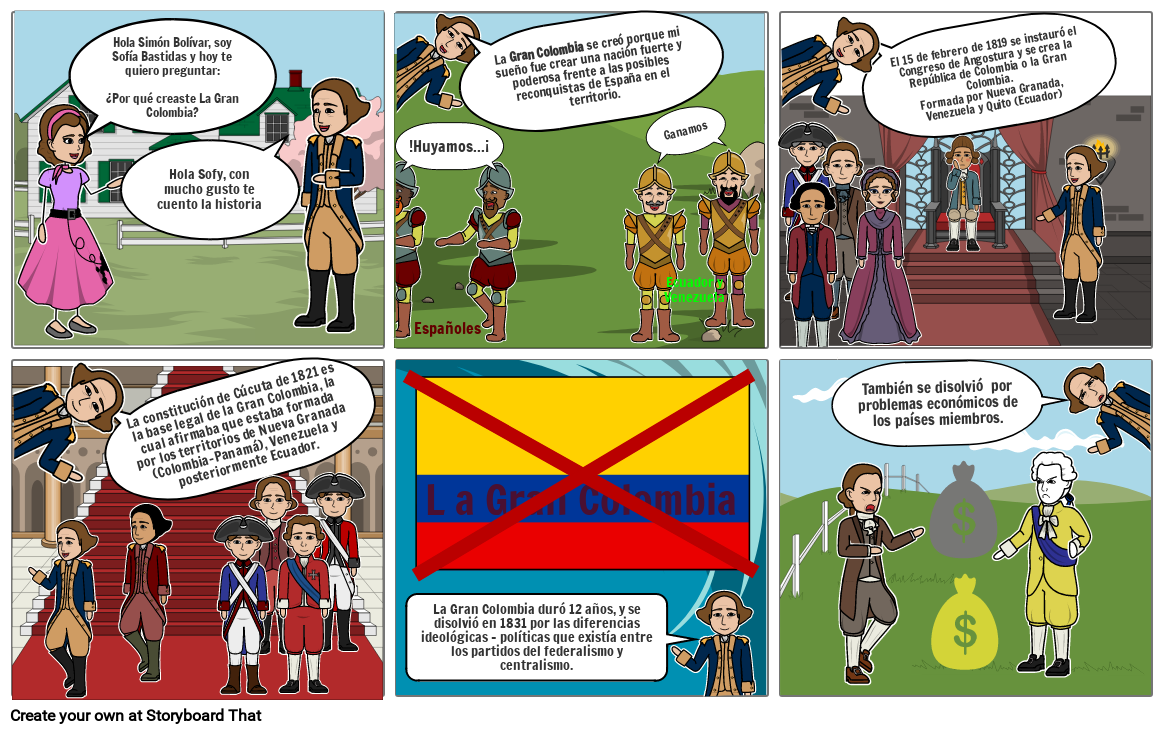 gran colombia Storyboard by 9816e027