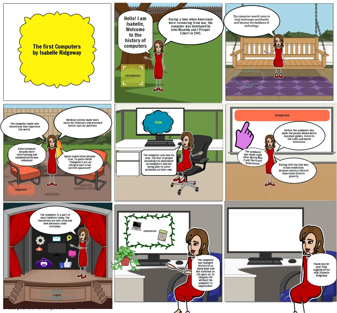 The History Of Computers Storyboard By 98a838dd the-history-of-computers-storyboard-by-98a838dd