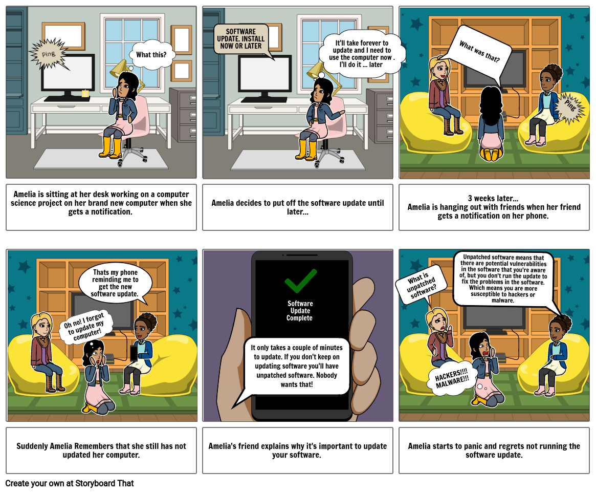 Unpatched Software- Chin Storyboard by 98d7a599