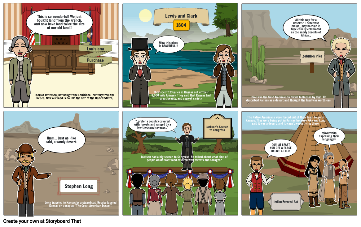 Indian Removal Act Storyboard by 98e2f144