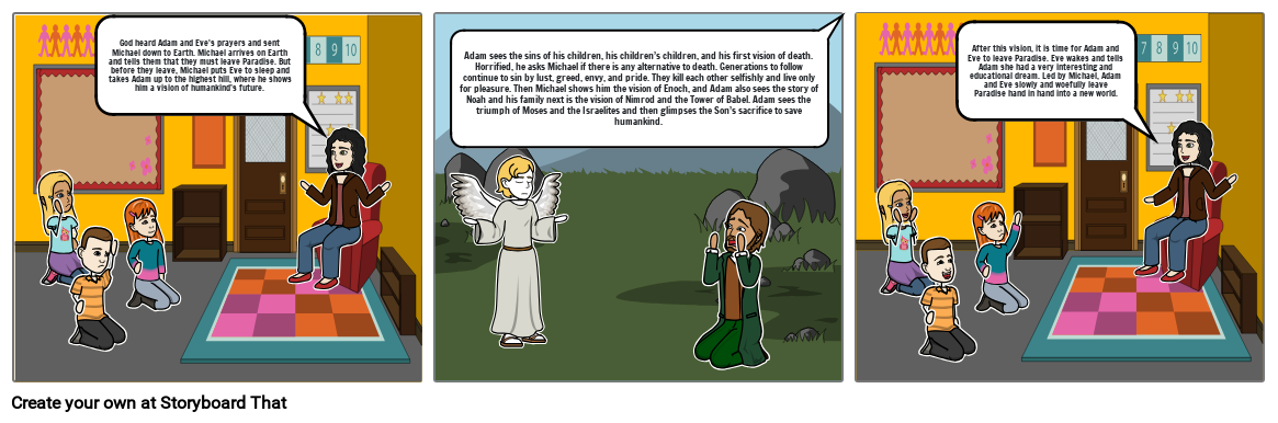 Paradise Lost Storyboard por 9926570b