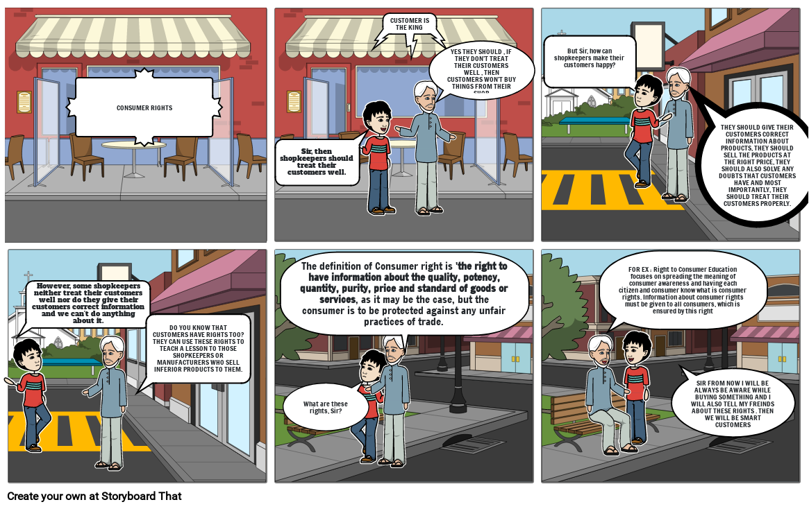 CONSUMER RIGHTS Storyboard by 9a8a18b9