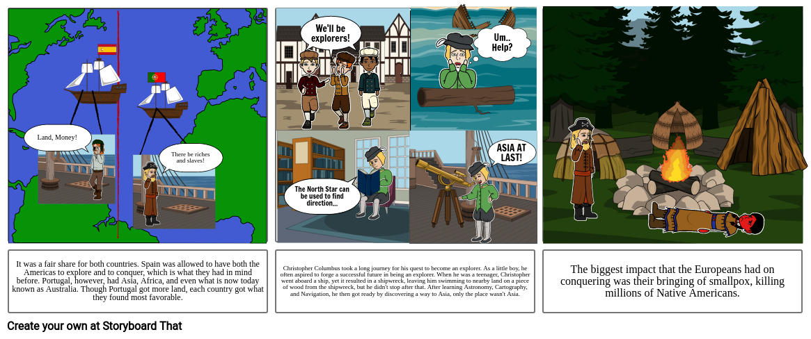 SS CONQUISTADOR PROJECT Storyboard by 9c35c04b