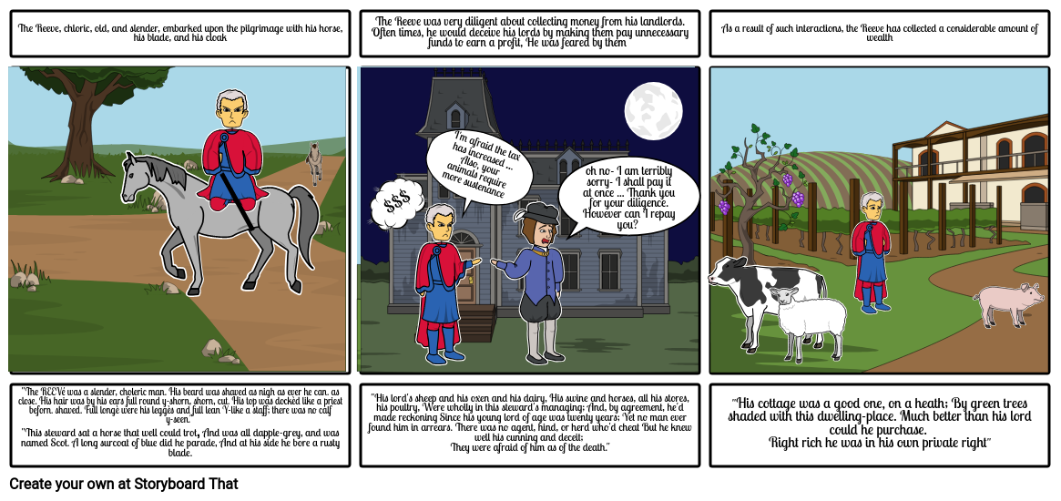 The Reeve: Canterbury Tales Storyboard par 9c5e6489
