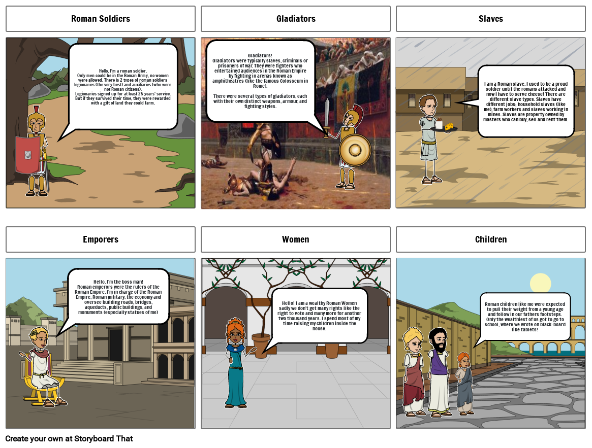 Roman Storyboard by 9d753dac