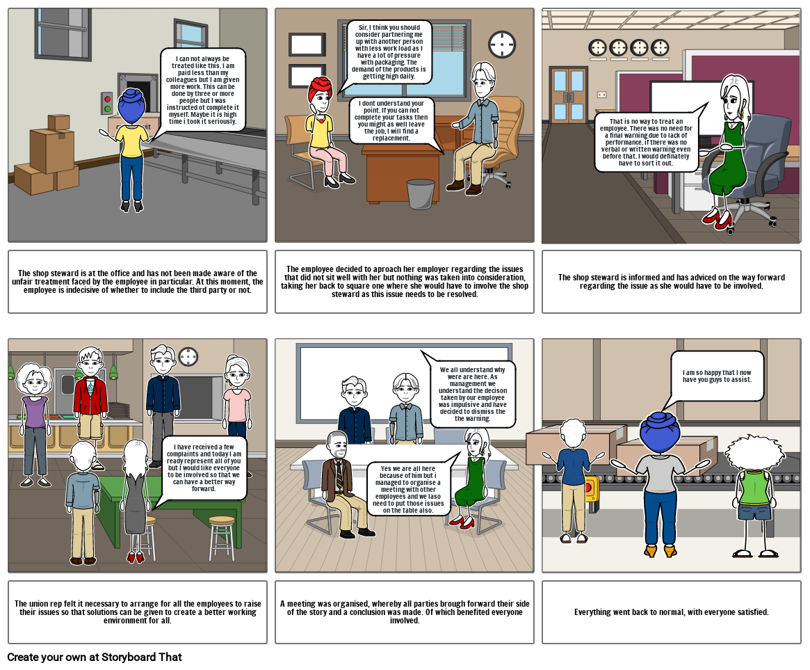 Shop Steward 1 Storyboard by 9d95c386
