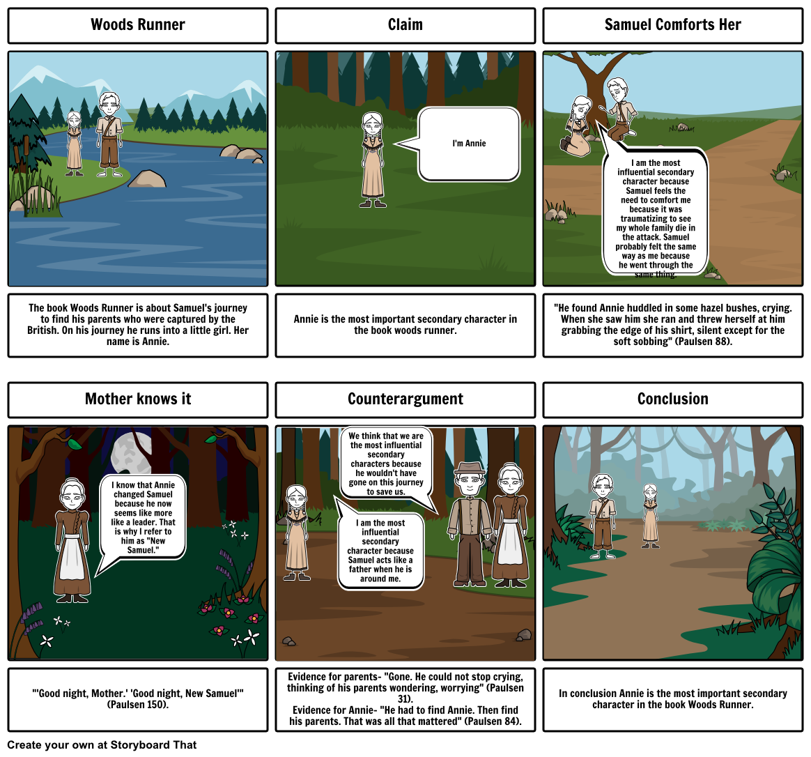 Woods Runner Storyboard by 9df727e510539