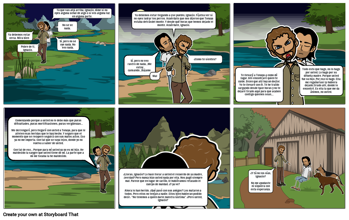 no oyes ladrar los perros Storyboard by 9e1509c2