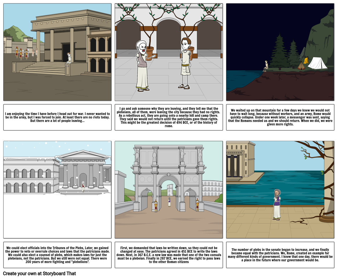 rise of the roman republic Storyboard by 9e216eb3