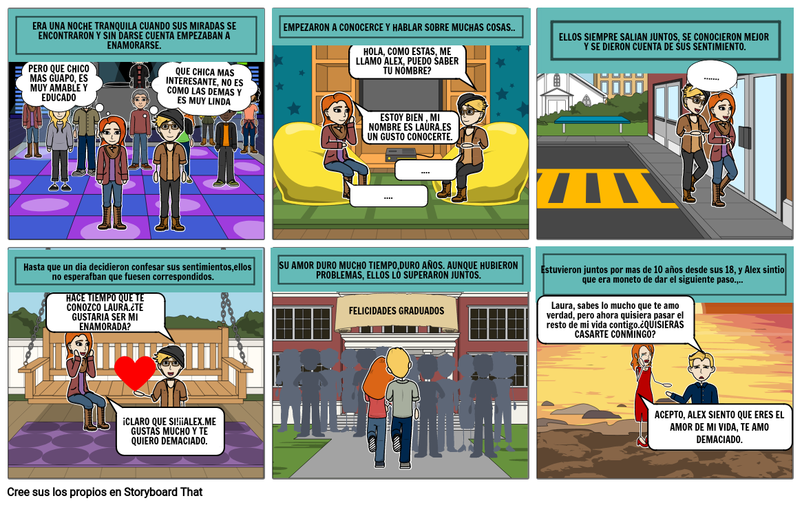 EL ENAMORAMIENTO Storyboard par 9fd983b0