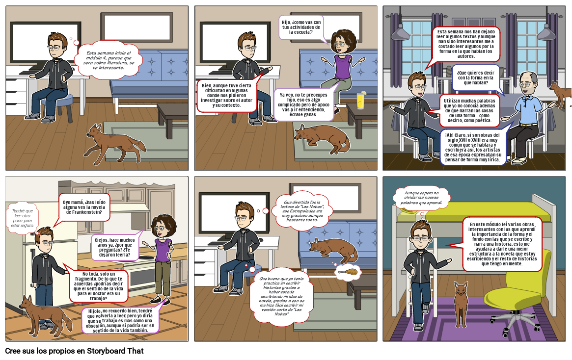 Mi experiencia del módulo 4 Storyboard by 9fe644d9