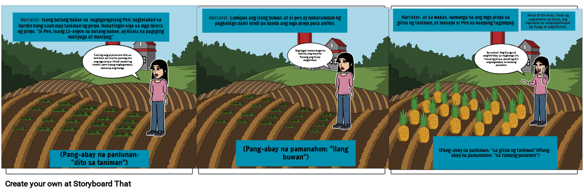 First comic story Storyboard por a03dddb9