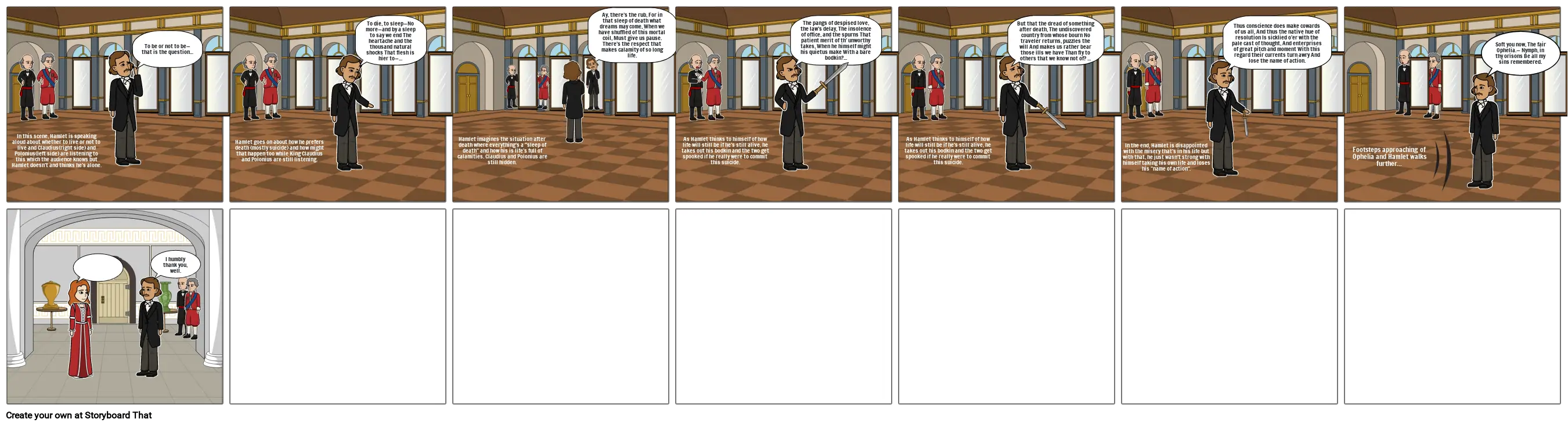Hamlet Storyboard by a0671eb6