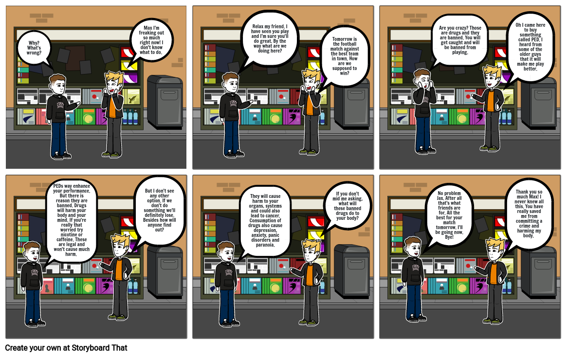 Story board on drugs Storyboard by a08961d9