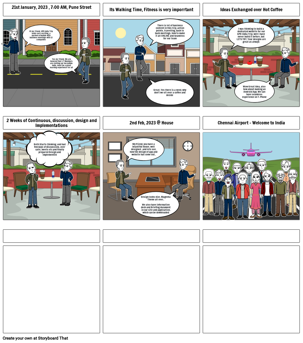 GPD India Trip Storyboard por a0c997e3