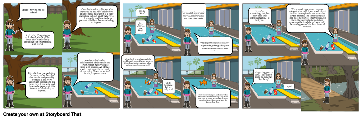 Marine Pollution Storyboard by a0cf8872