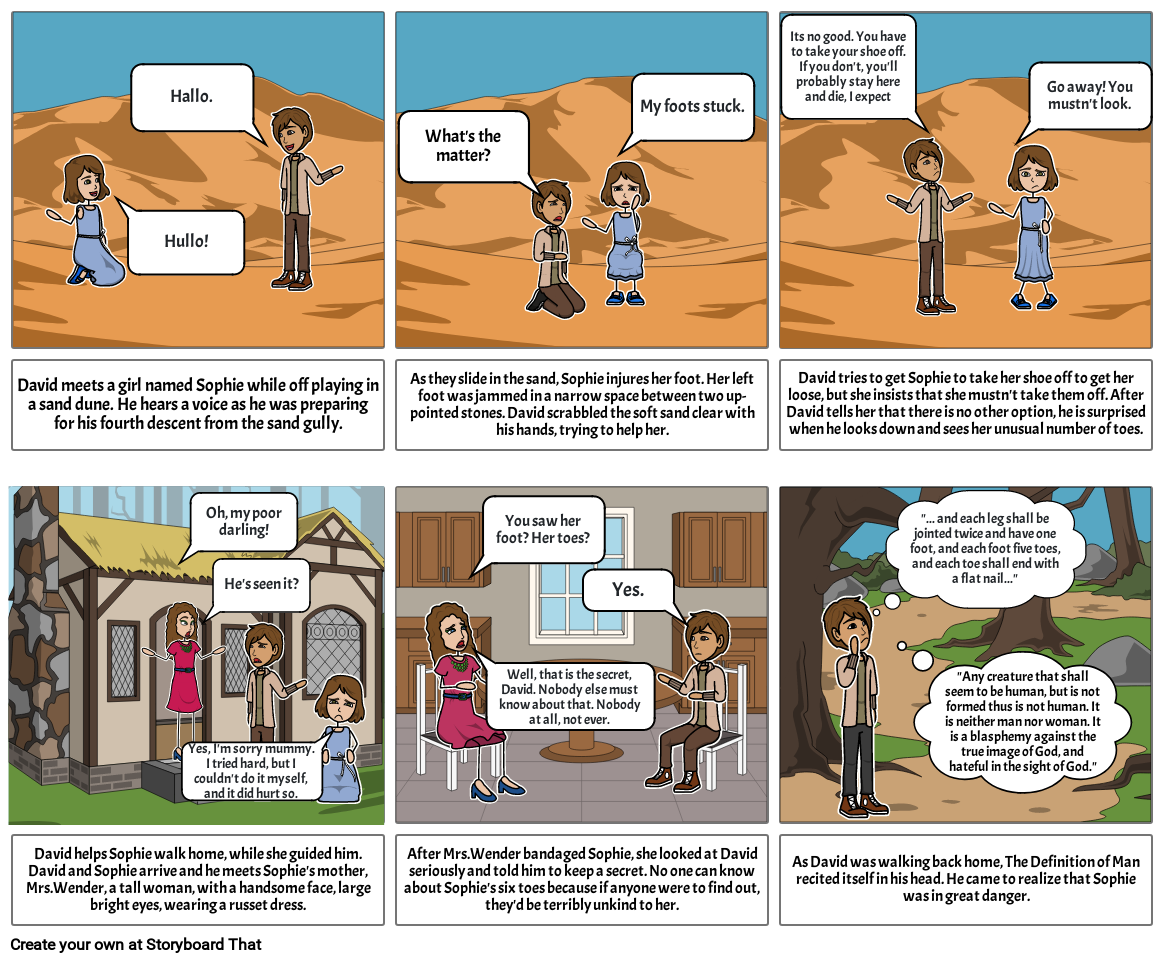 The Chrysalids Storyboard by a0d50979