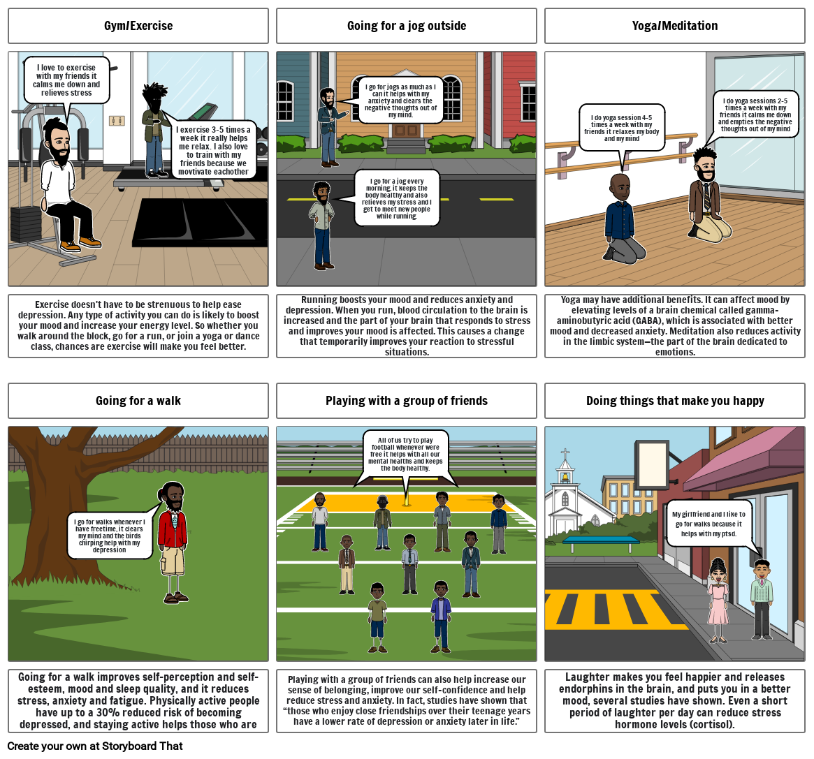 Storyboard Exercises