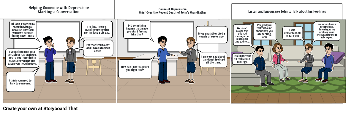 Mental Health Storyboard por a247d821