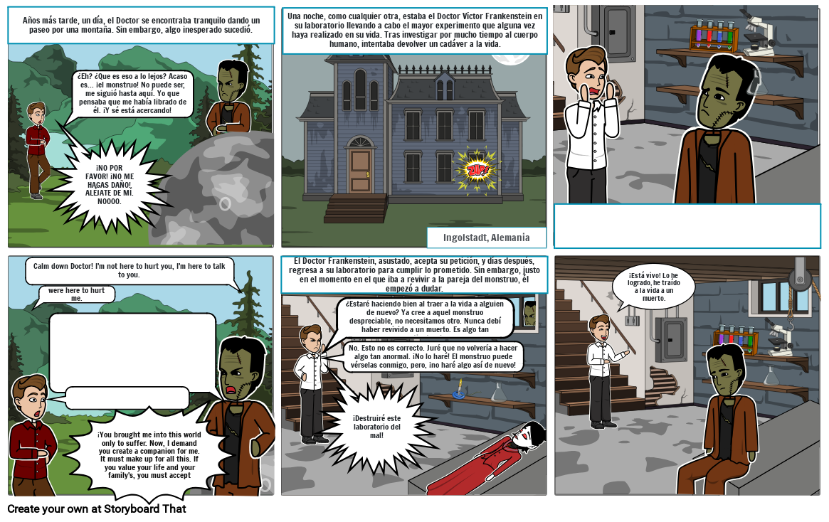 Frankenstine Storyboard by a2eff38a