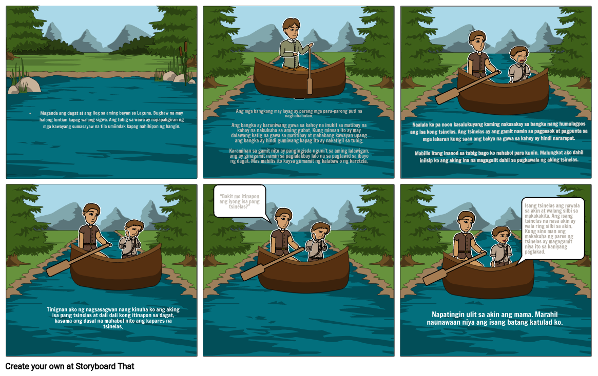 Tsinelas ni Jose Rizal Storyboard par a3edfd53