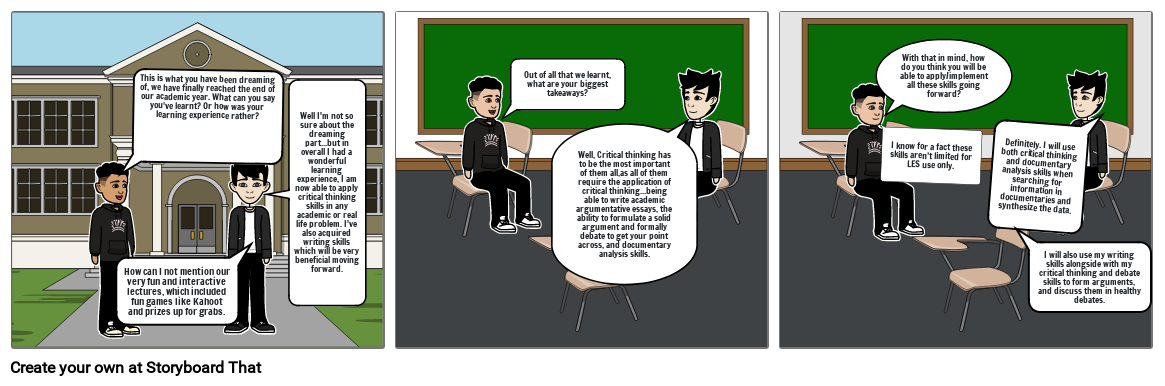 LES COMIC REFLECTION Storyboard by a41111de