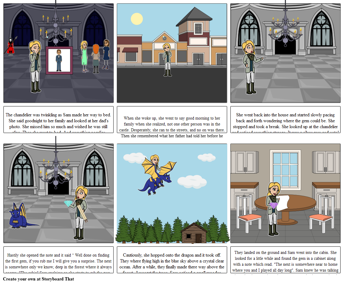 The Gem Hunt Storyboard by a41c605c