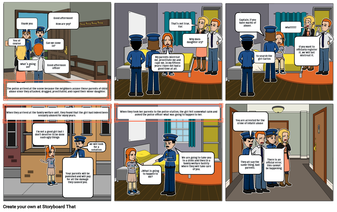 a police story Storyboard by a424bff8
