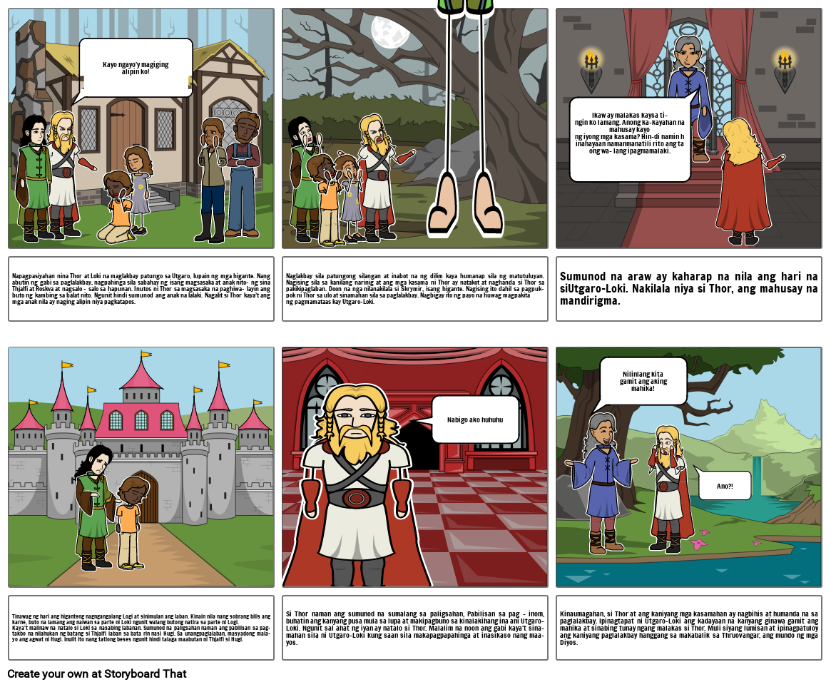 Thor At Loki Storyboard By A4517f30 Thor At Loki Storyboard By A4517f30