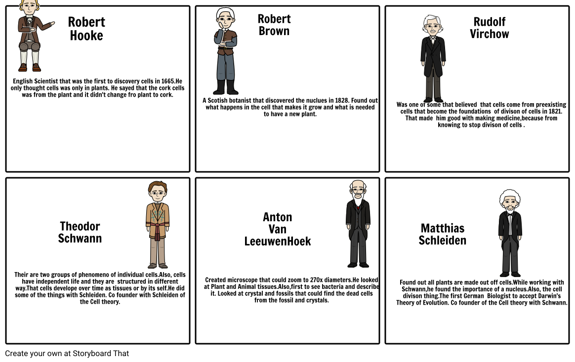 Cell Theory Storyboard By A4cfd9ba