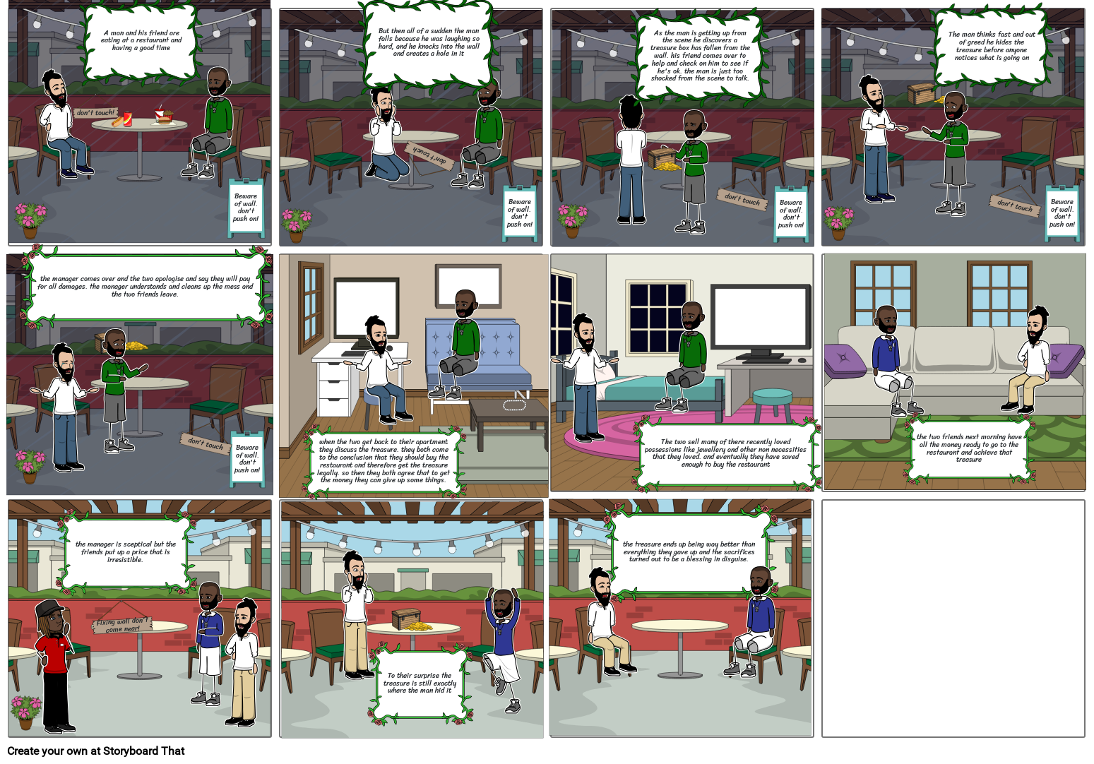 hidden treasure Storyboard by a4f0fa640c