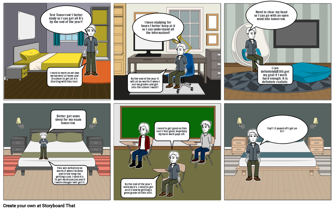 SMART Goals Story Board Storyboard By A516623e