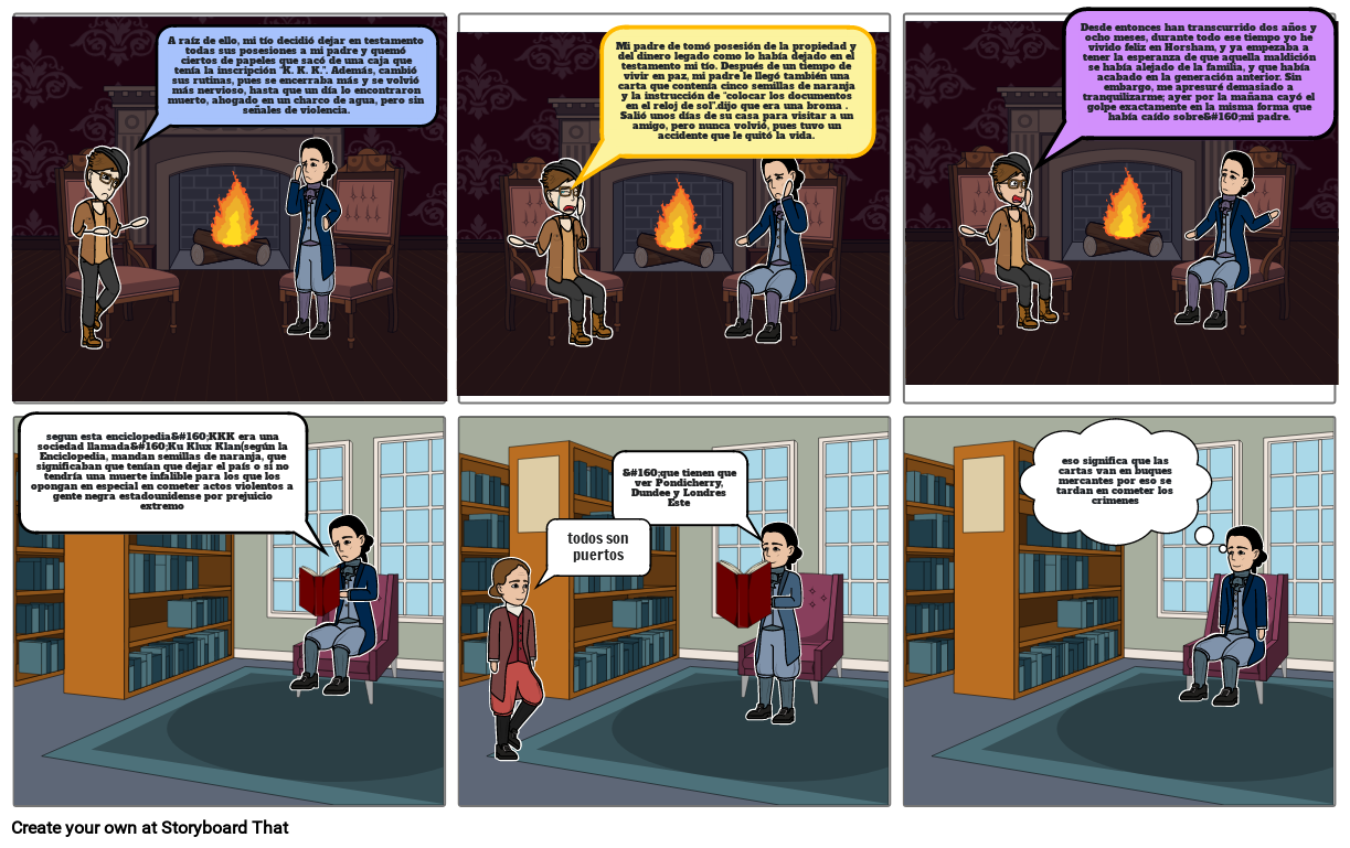 cinco semillas de naranja Storyboard por a561ecdb