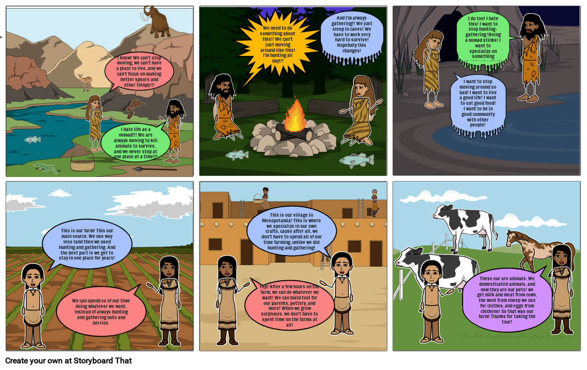 Neolithic age Storyboard by a58903bd