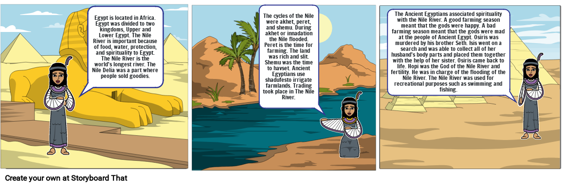 The Gift of The Nile Storyboard ידי a58d70bd