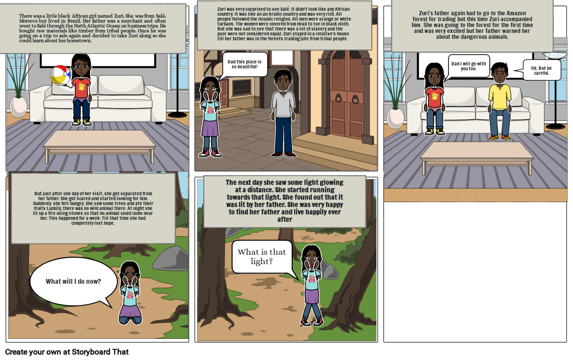 English Literature Clustered Project Storyboard