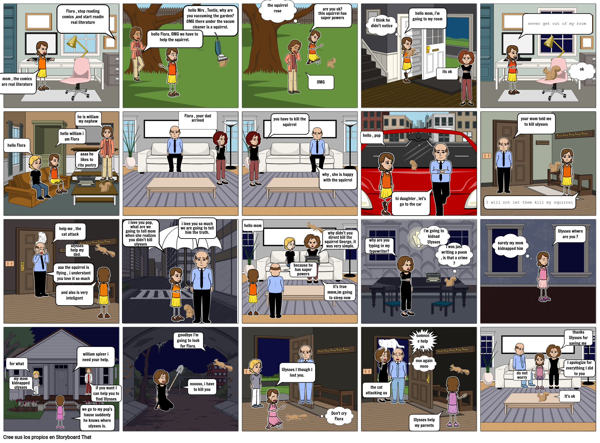 comic flora y ulysses Storyboard by a72ccfe0
