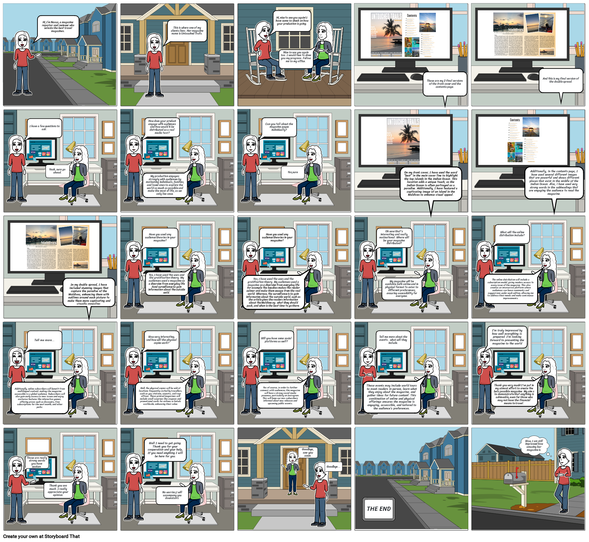 Media studies Storyboard por a80344d0