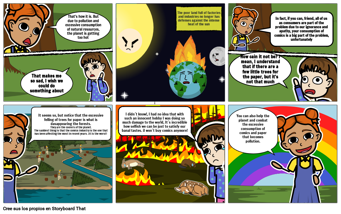 ENVIRONMENTAL POLLUTION Storyboard by a8111356