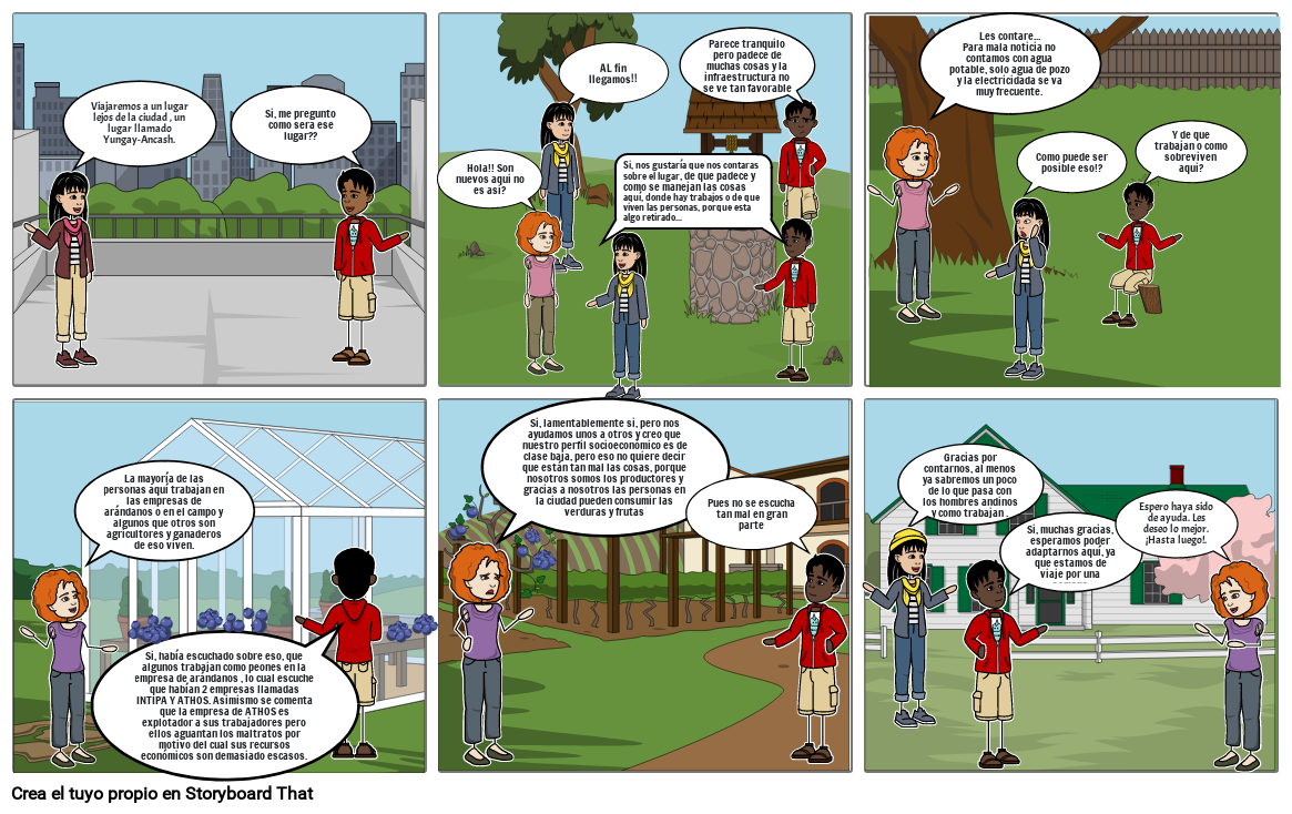 HISTORIETA: PROBLEMAS SOCIOECONOMICAS EN LOS POBLADORES ANDINOS