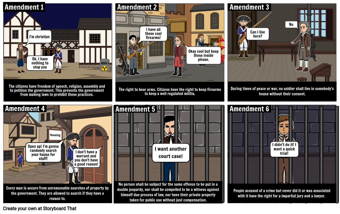 amendments 1-6 Storyboard por a8db3dfa