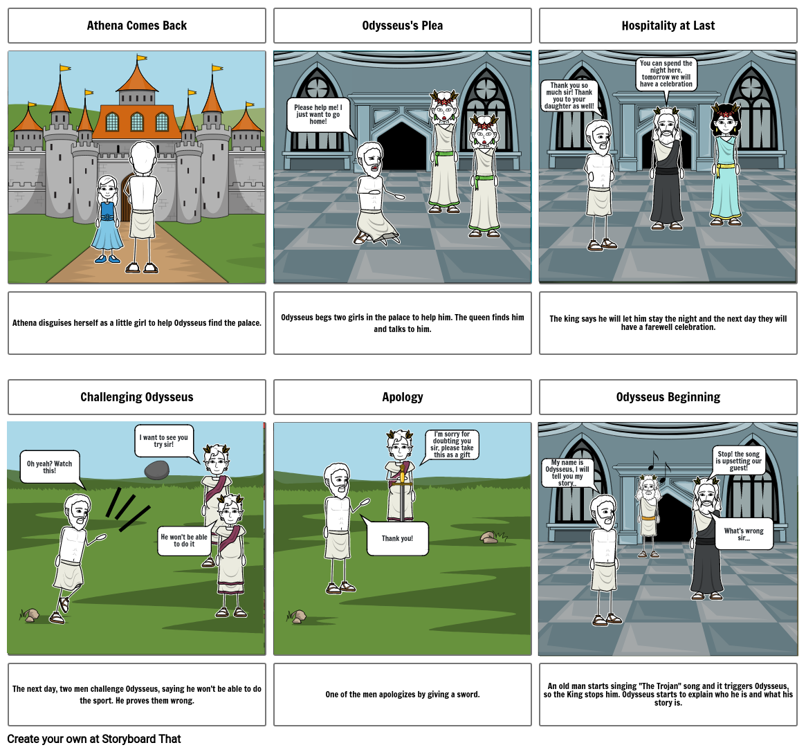 The Odyssey Storyboard por a90c9bc9
