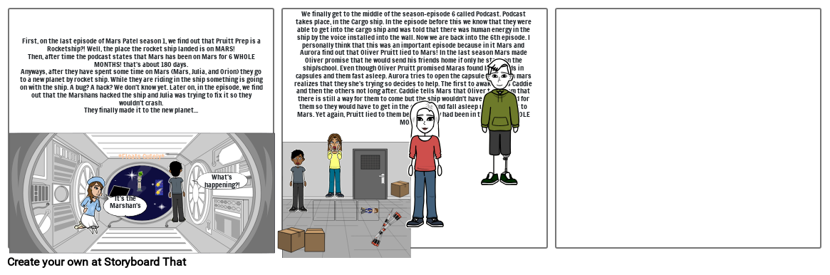 MARS PATEL PROJECT Storyboard by a951f906