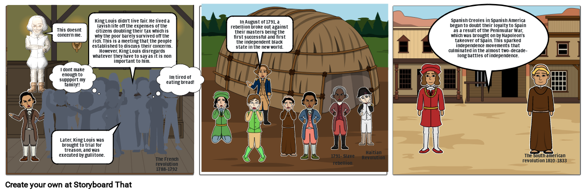 Revolution Story Board Storyboard by a99af557