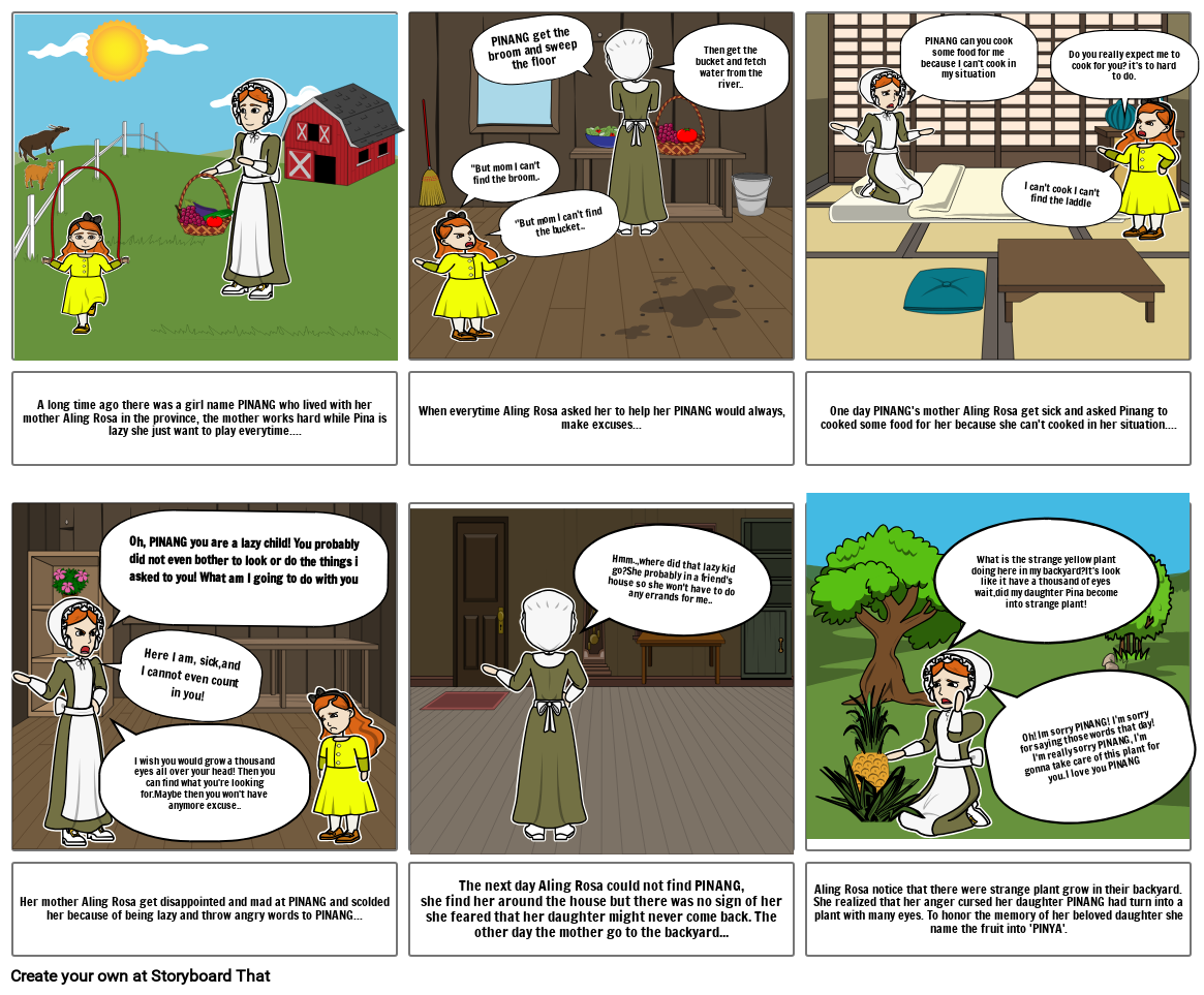 alamt ng pinya Storyboard por a9baffb2