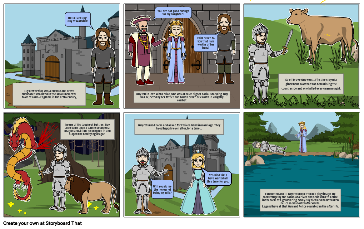 GUY OF WARWICK Storyboard by a9eadb63