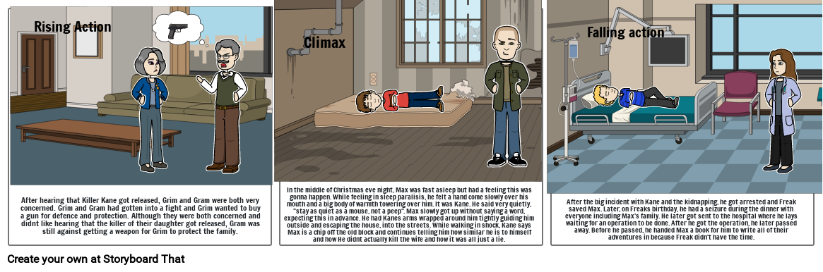 Freak the Mighty #2 Storyboard por aa2de3dd