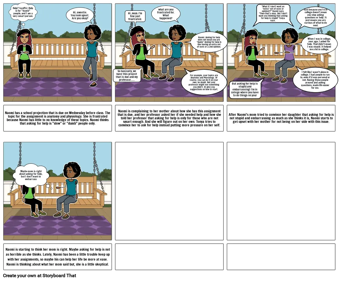 Comic Strip Storyboard by ab4126e5