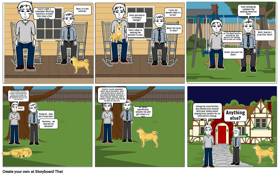 Climate change Storyboard par abadc08e