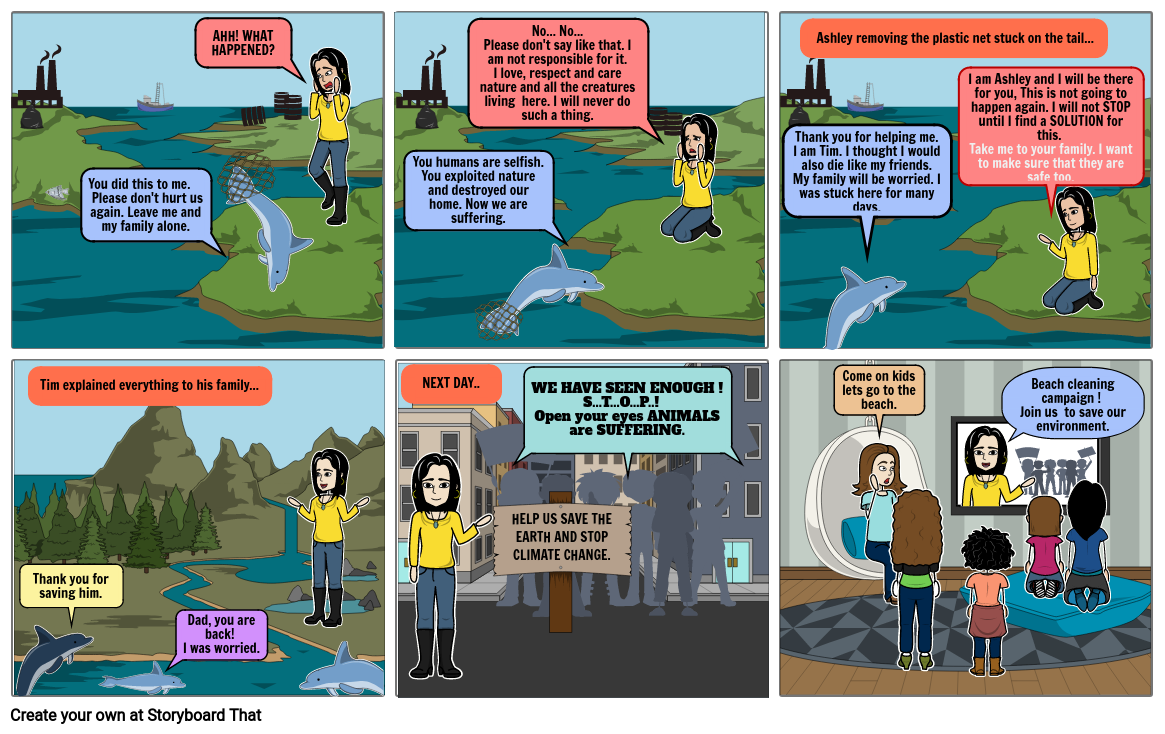 Climate Change. Storyboard por abhishta